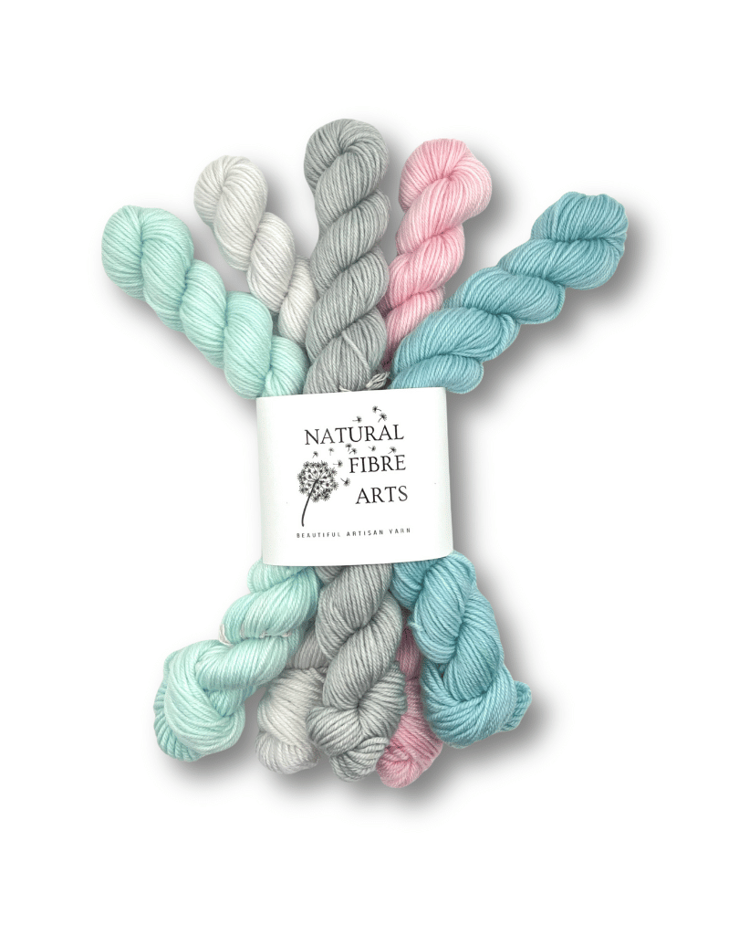 Mini Skein Bundle | Frosting | Natural Fibre Arts