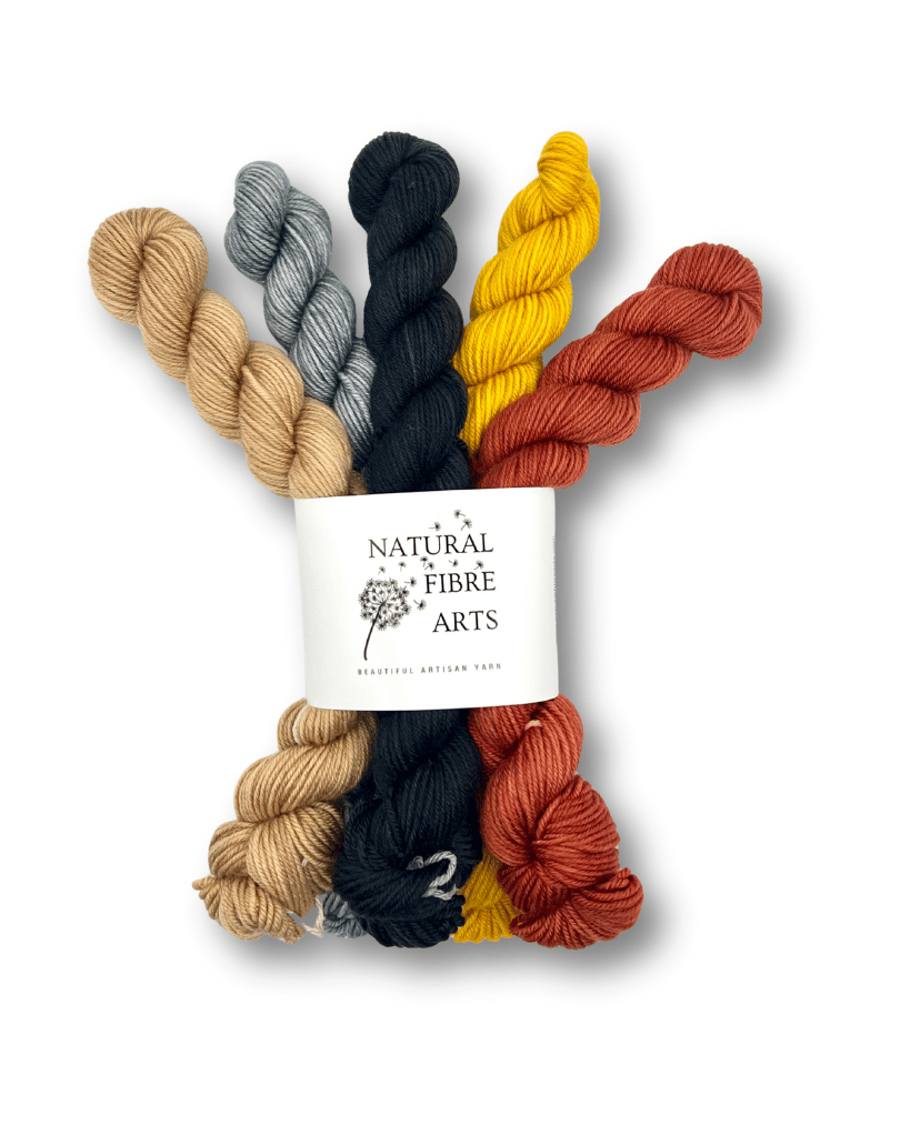 Mini Skein Bundle | Gilded | Natural Fibre Arts